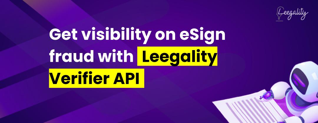 Verifier API | Leegality